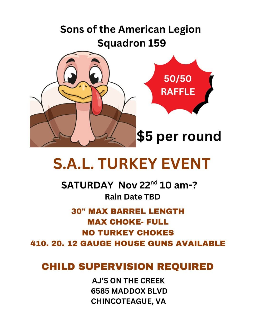 Turkey Shoot | Upcoming Event Near Your Chincoteague Chamber of ...